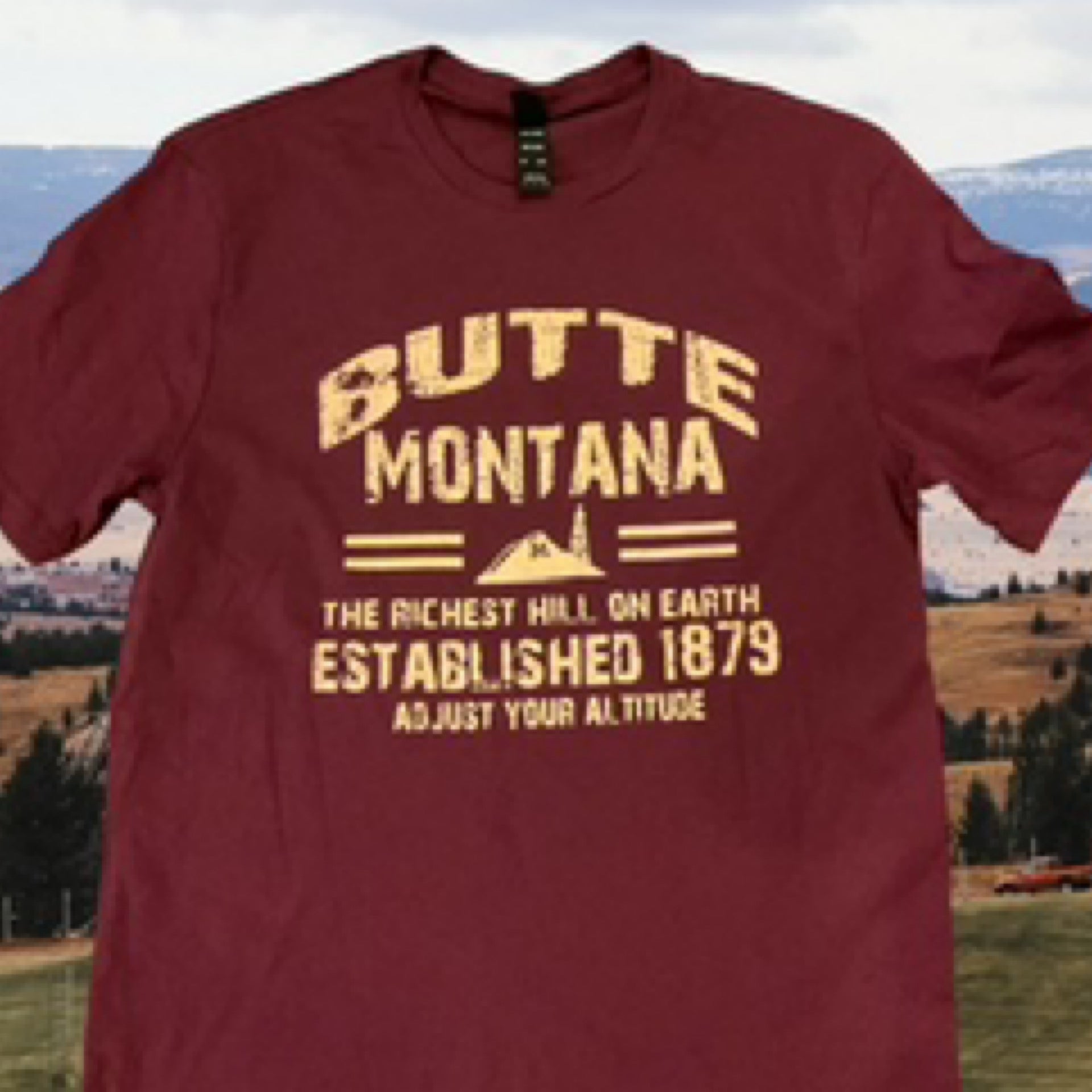 Butte Elevated Maroon Shirt | BUTTE STUFF