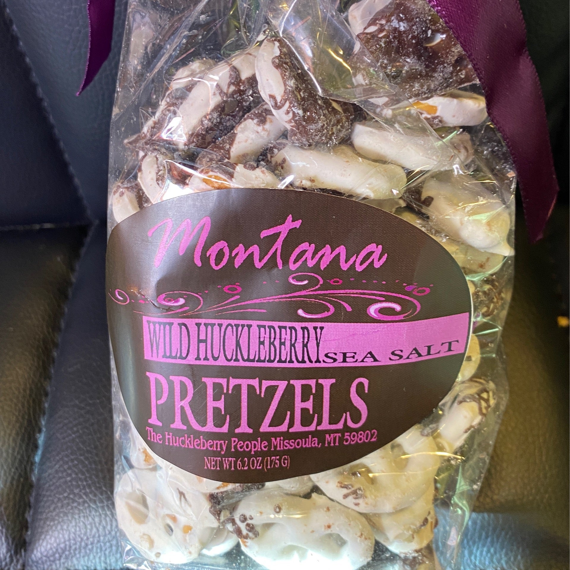 Huckleberry Chocolate Pretzels | BUTTE STUFF