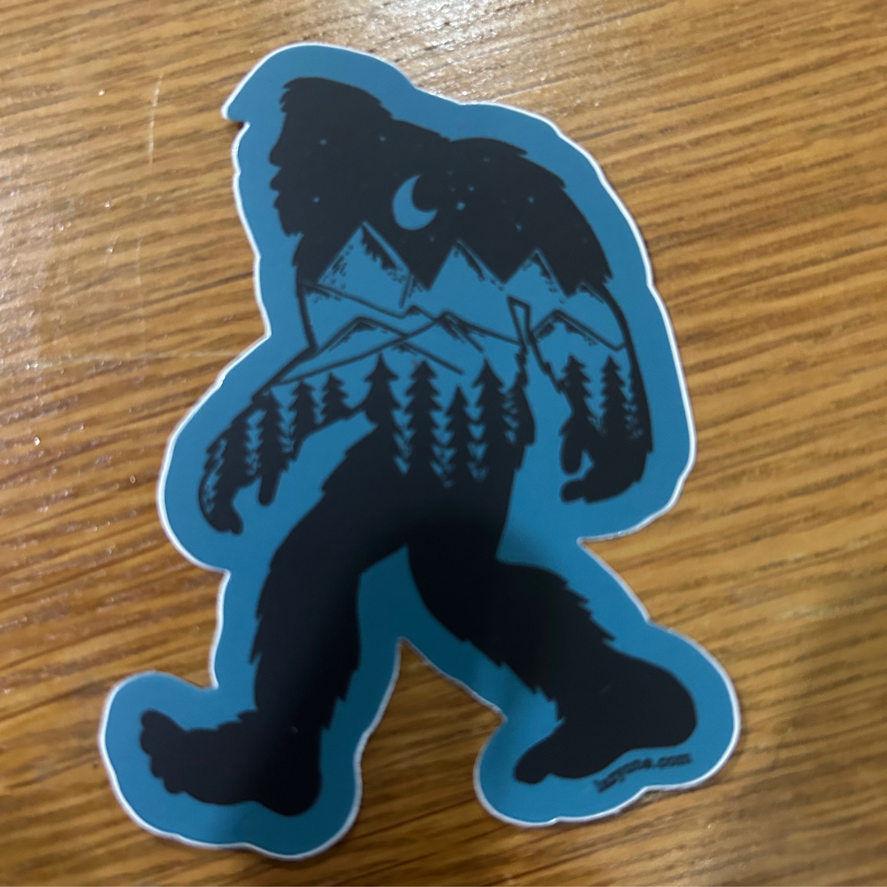 Bigfoot Blue Sticker | BUTTE STUFF